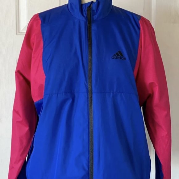adidas | Jackets & Coats | Adidas Logo Bts Colorblock Lightweight ...